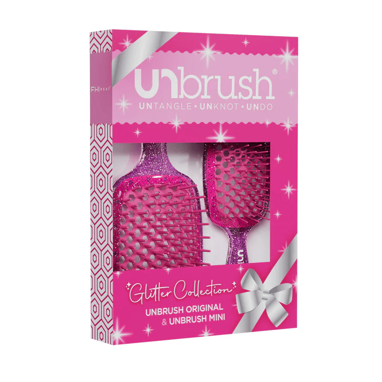 UNbrush Glitter Duo Set Rose Quartz Pink kopen? ️JohnBeerens.com