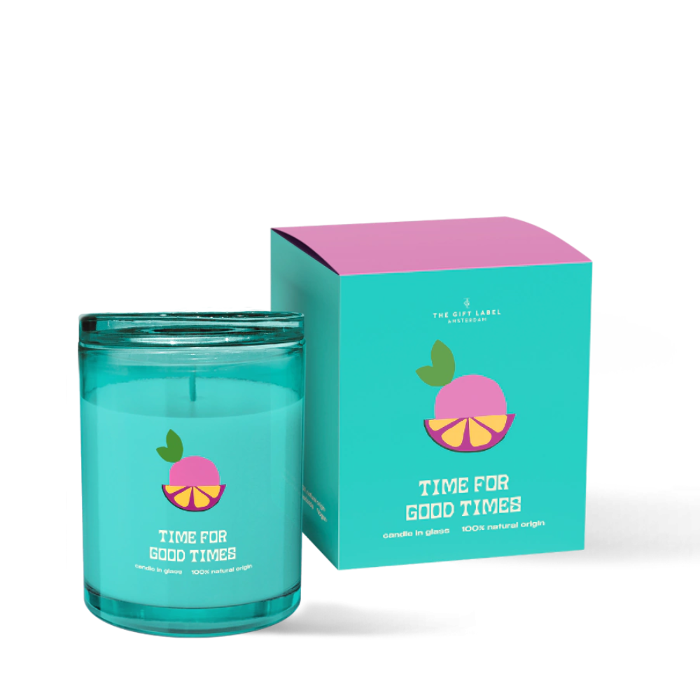 The Gift Label Time For Good Times Candle 200gr kopen? ️JohnBeerens.com